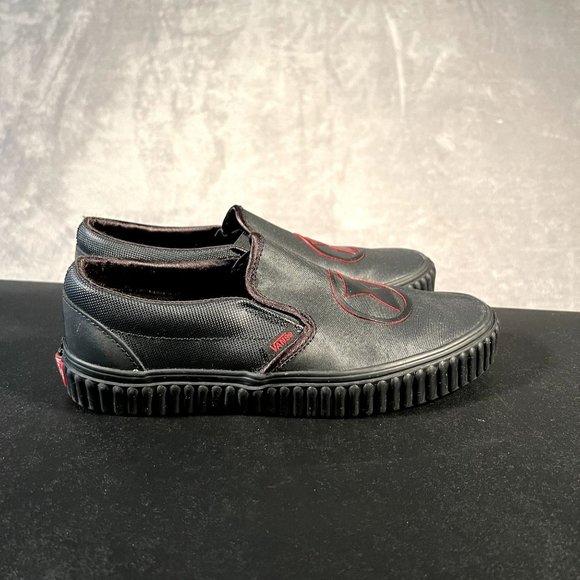 Vans | Shoes | Vans X Marvel Black Widow Slip On Sneakers Womens 9 ...